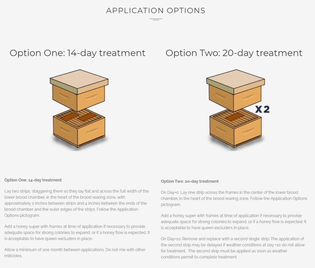 Formic Pro Mite Strip Treatment next generation control for varroa