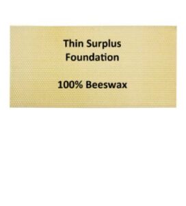 Wax Cut Comb Foundation / Thin Surplus - Meyer Bees