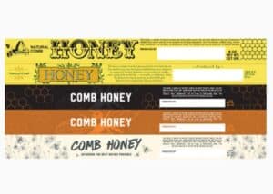 Ross Rounds Labels for sealing up RR sections - Meyer Bees