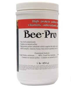 Bee-Pro Dry Pollen Substitute available in several container sizes