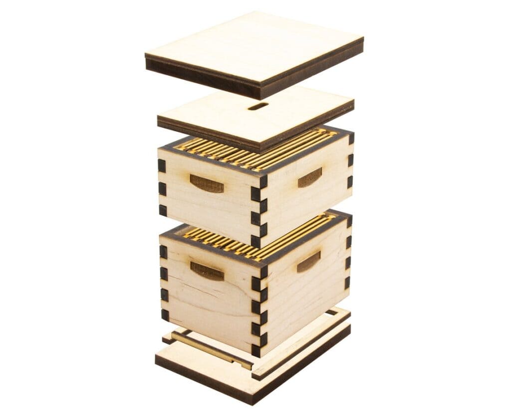 Miniature Bee Hive Model Kit - fantastic kit you put together - Meyer Bees