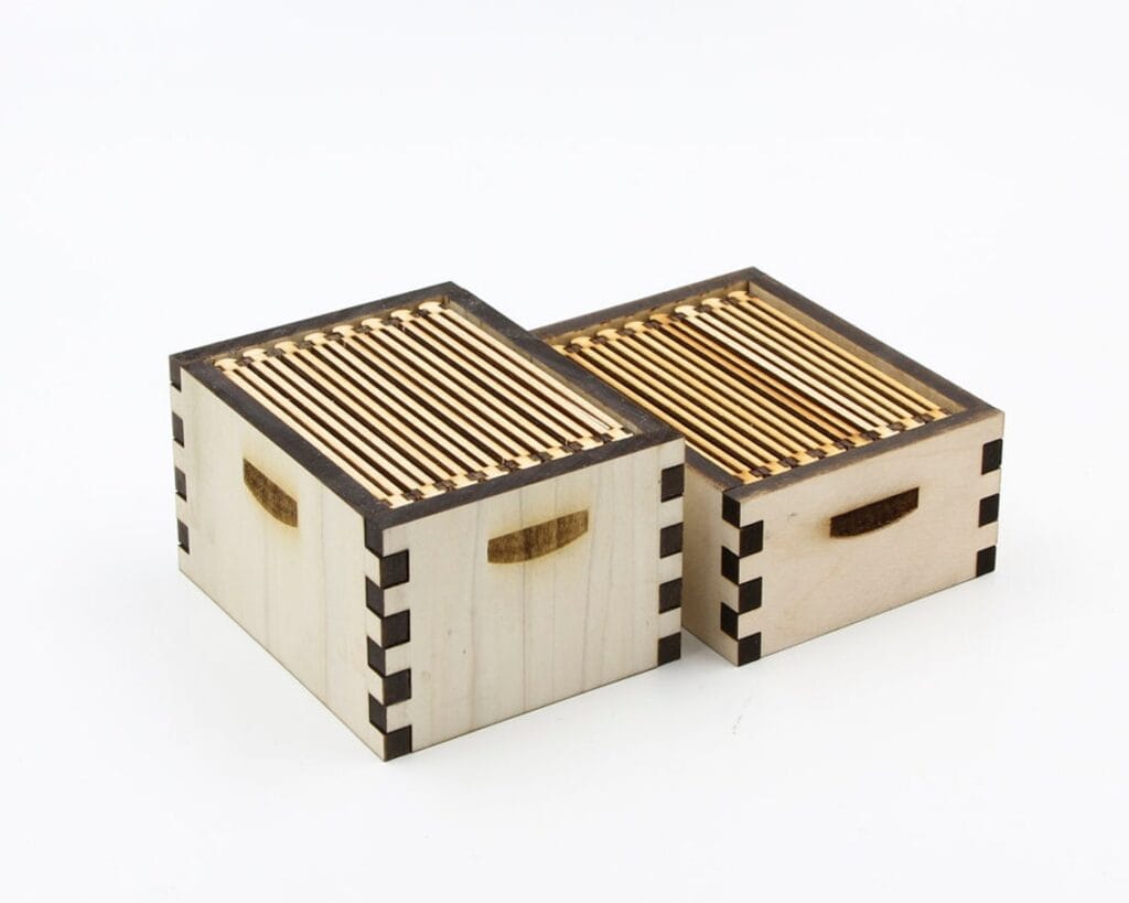 Miniature Deluxe Bee Hive Model Kit - Meyer Bees