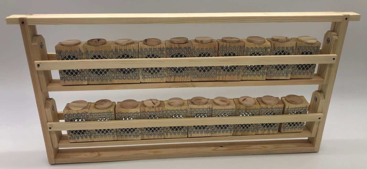 Queen Nursery Frame with Queen Cages - Meyer Bees